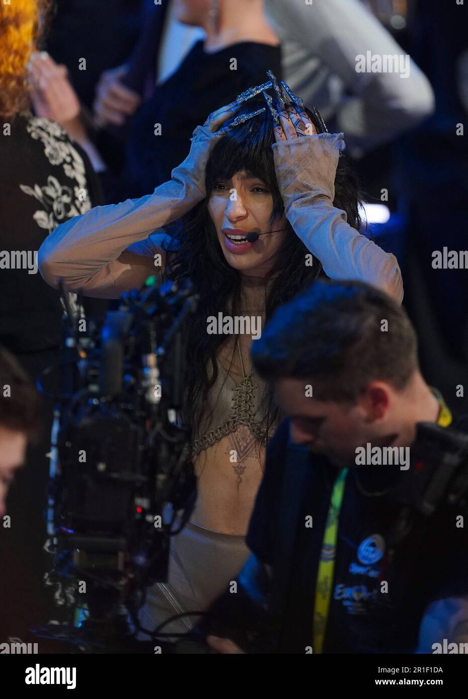Sweden entrant Loreen celebrates winning the Eurovision Song Contest at ...