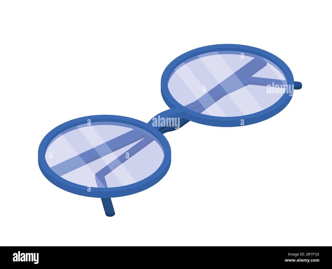 Glasses isometric style icon Cut Out Stock Images & Pictures - Alamy