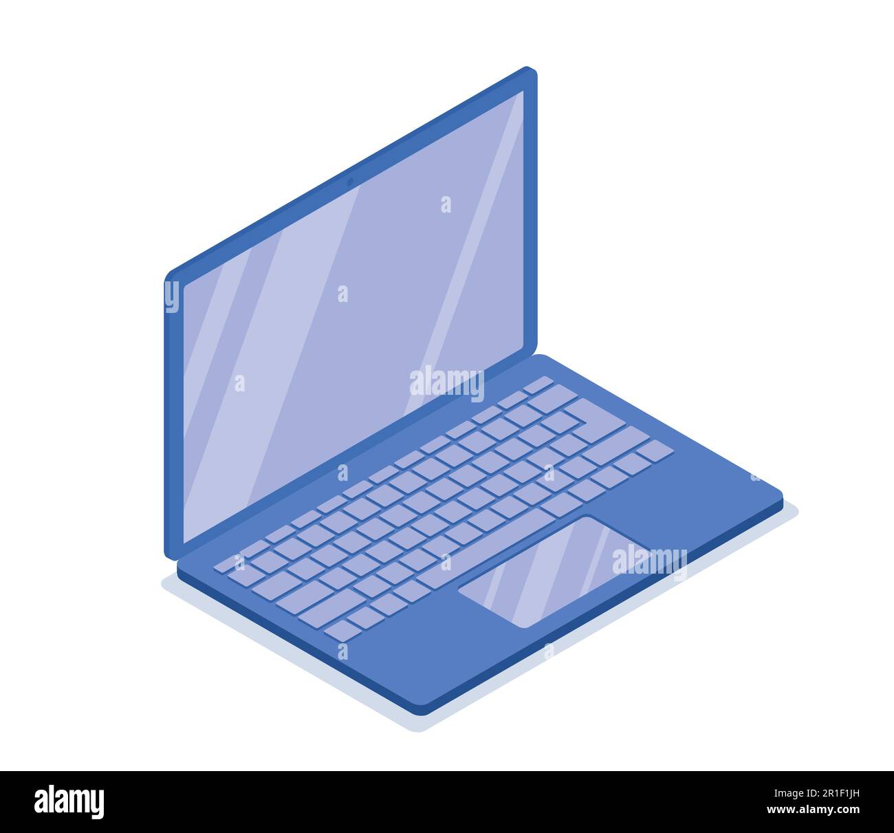Isometric laptop concept Stock Vector Image & Art - Alamy