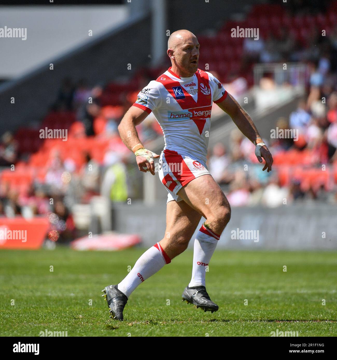 St. Helens, England - 13th May 2023 - James Roby of St Helens. Rugby ...