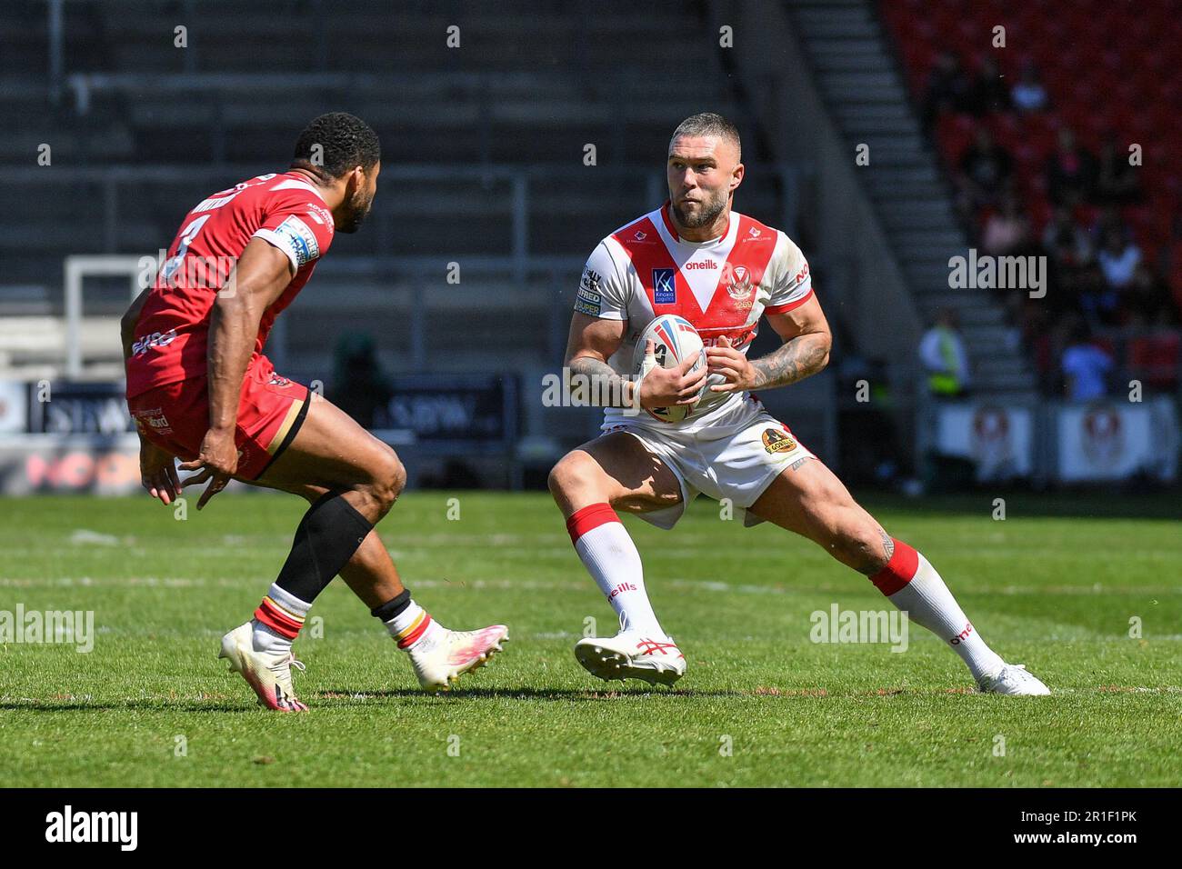 St. Helens, England - 13th May 2023 - Curtis Sironen of St Helens ...