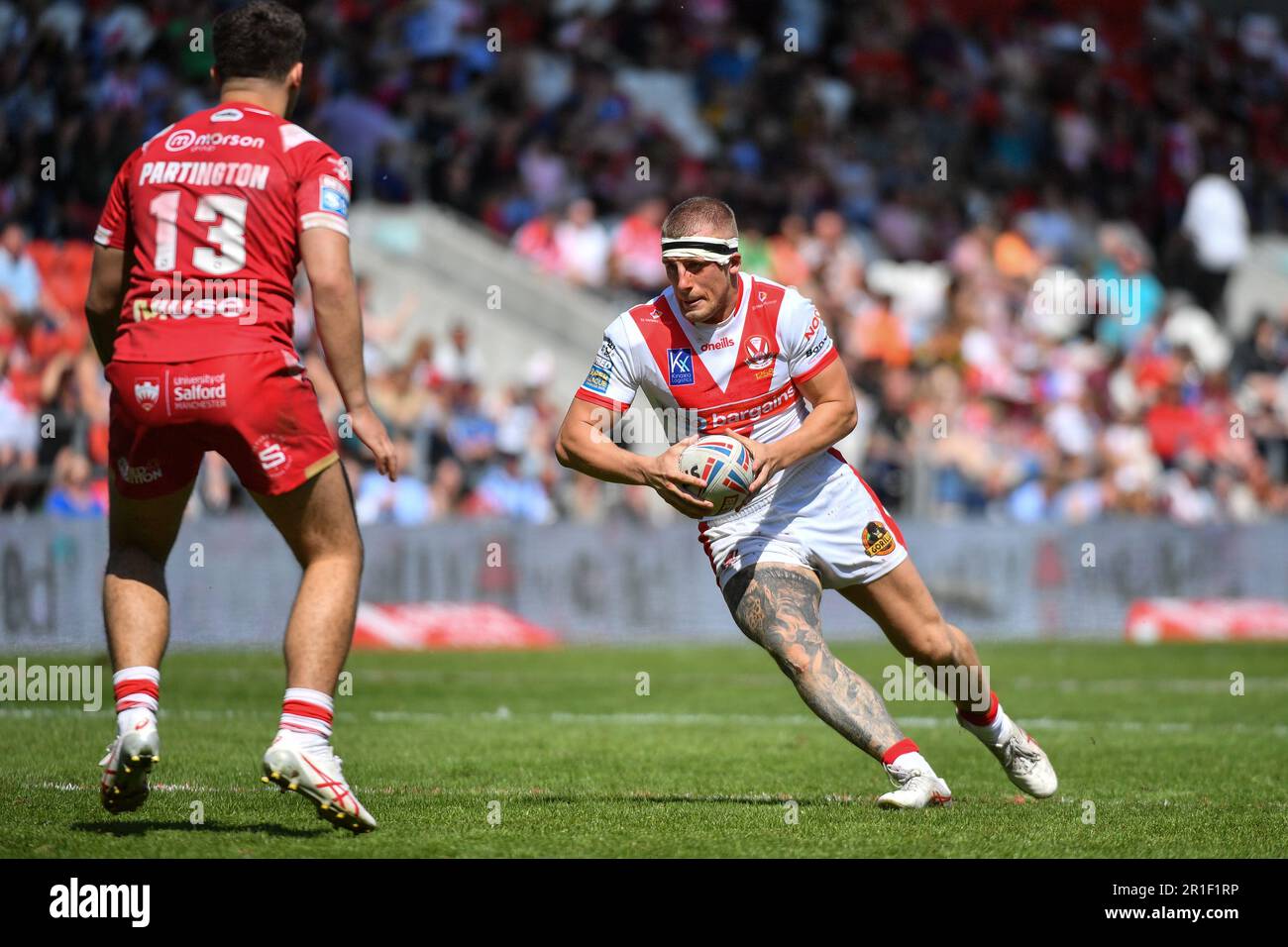 St. Helens, England - 13th May 2023 - Jake Wingfield of St Helens in ...