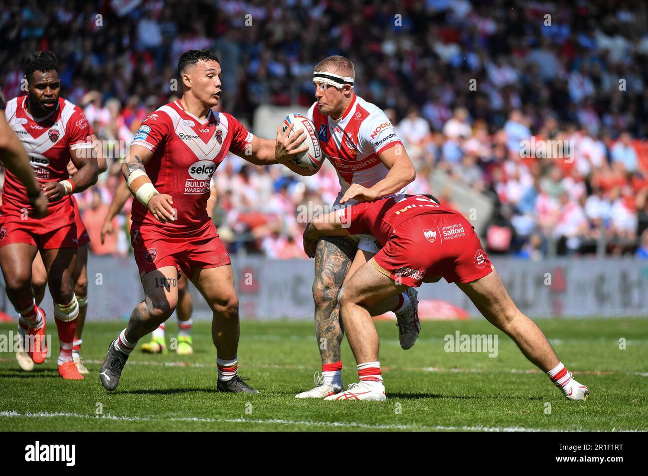 St. Helens, England - 13th May 2023 - Jake Wingfield of St Helens in ...
