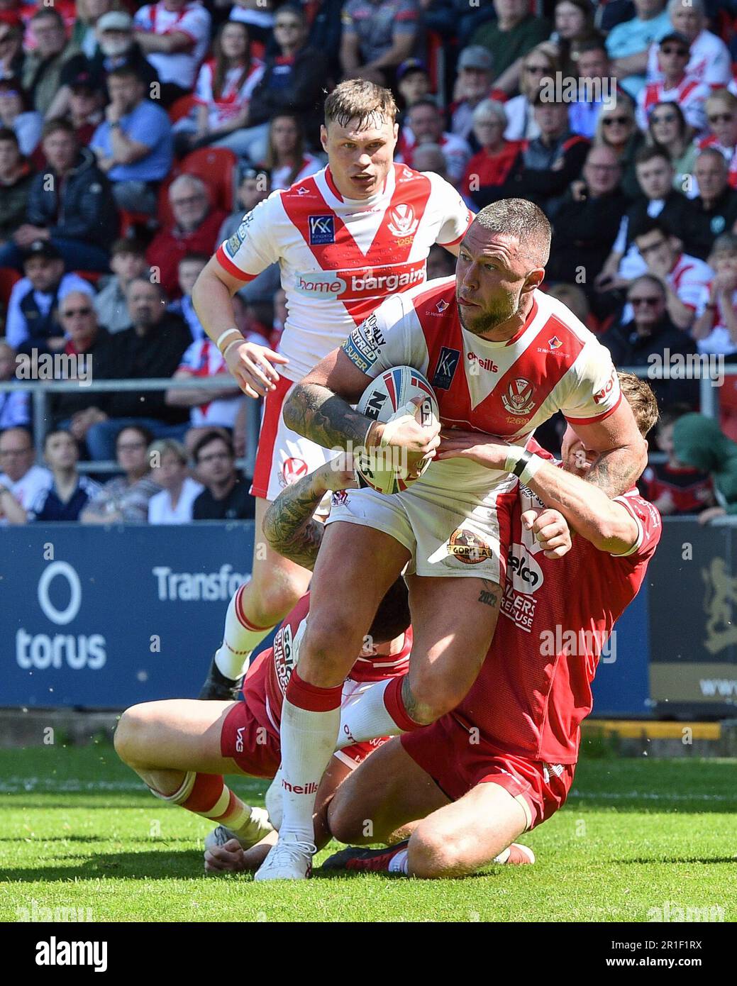 St. Helens, England - 13th May 2023 - Curtis Sironen of St Helens in ...
