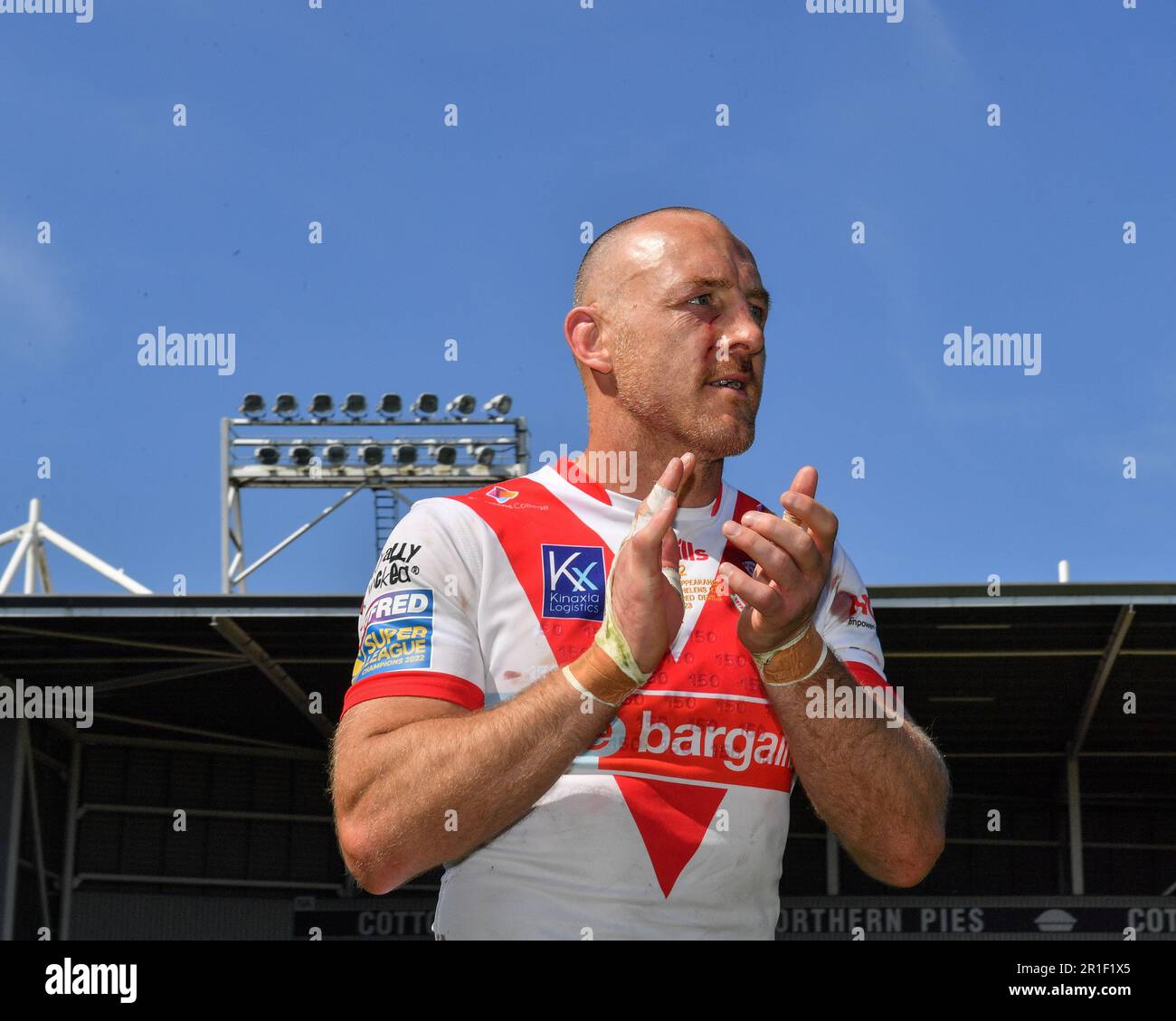 St. Helens, England - 13th May 2023 - Record breaker James Roby ...