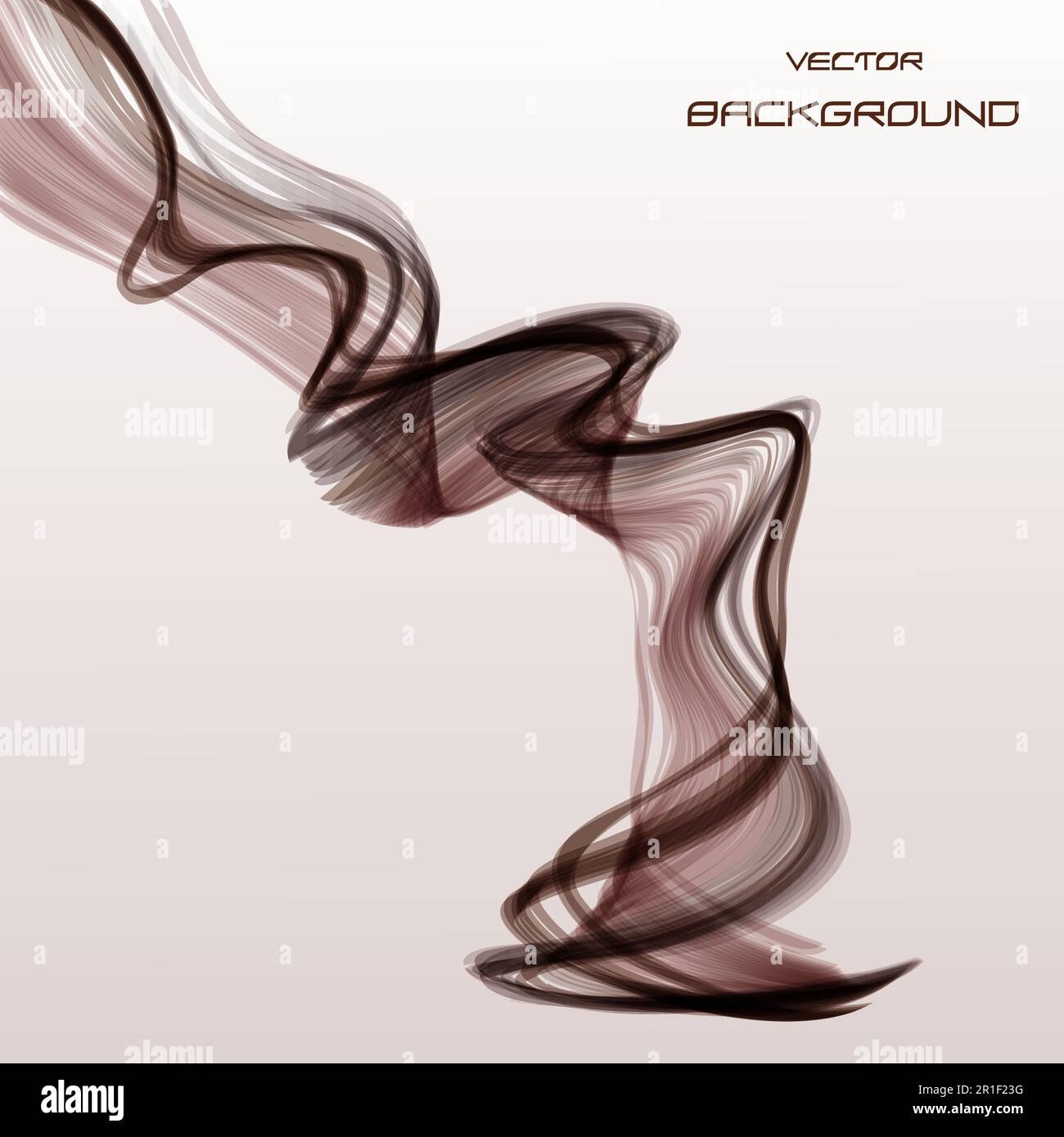 abstract lines brown waves vector illustration Stock Vector Image & Art ...