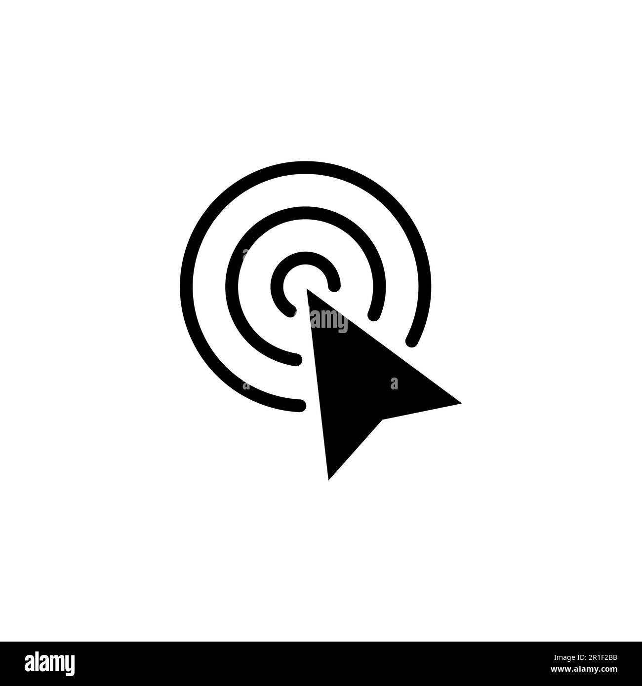 Click icon vector. pointer arrow icon. cursor icon vector Stock Vector Image & Art - Alamy