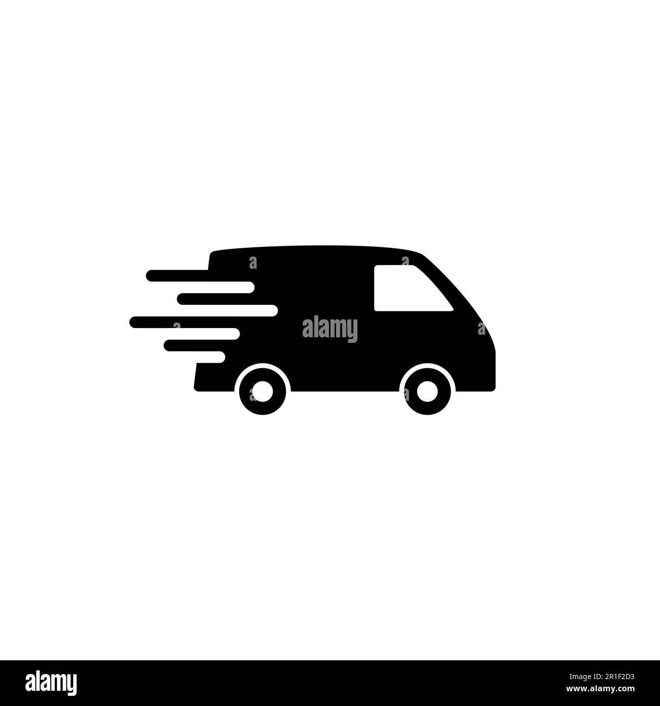 Fast shipping delivery truck icon vector. Delivery truck icon. fast ...