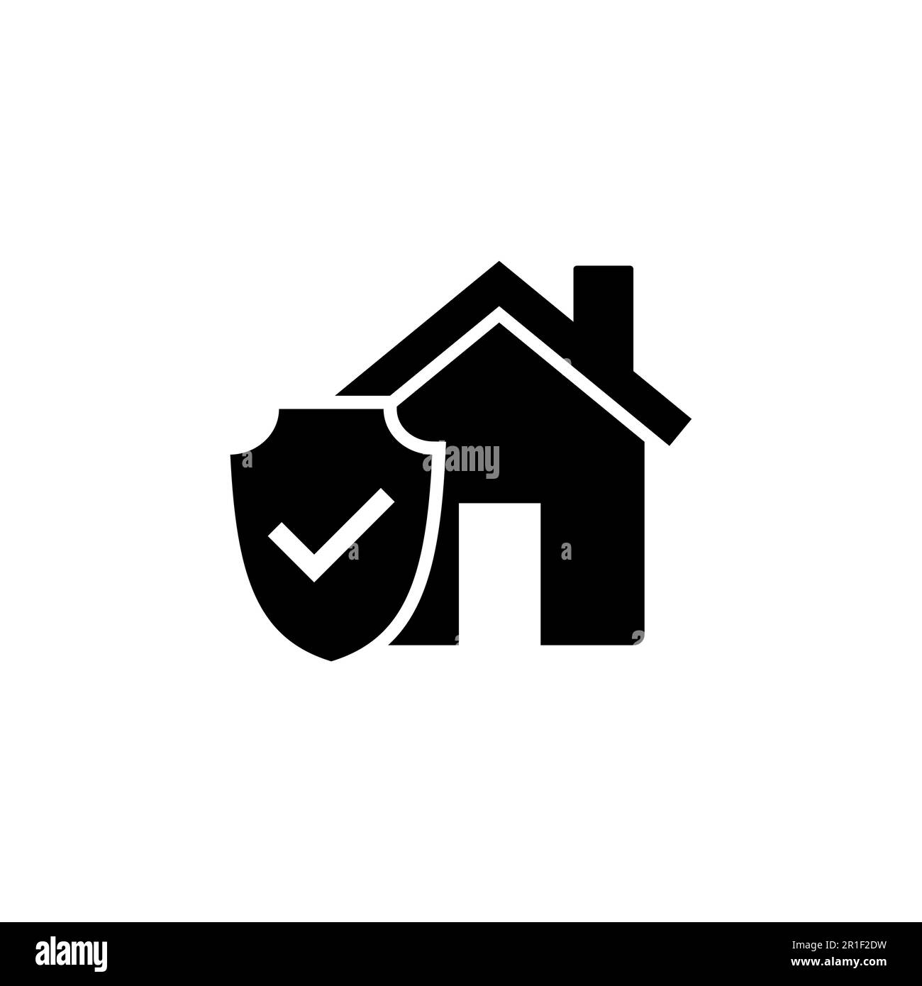 house insurance icon vector. house protection icon Stock Vector Image ...
