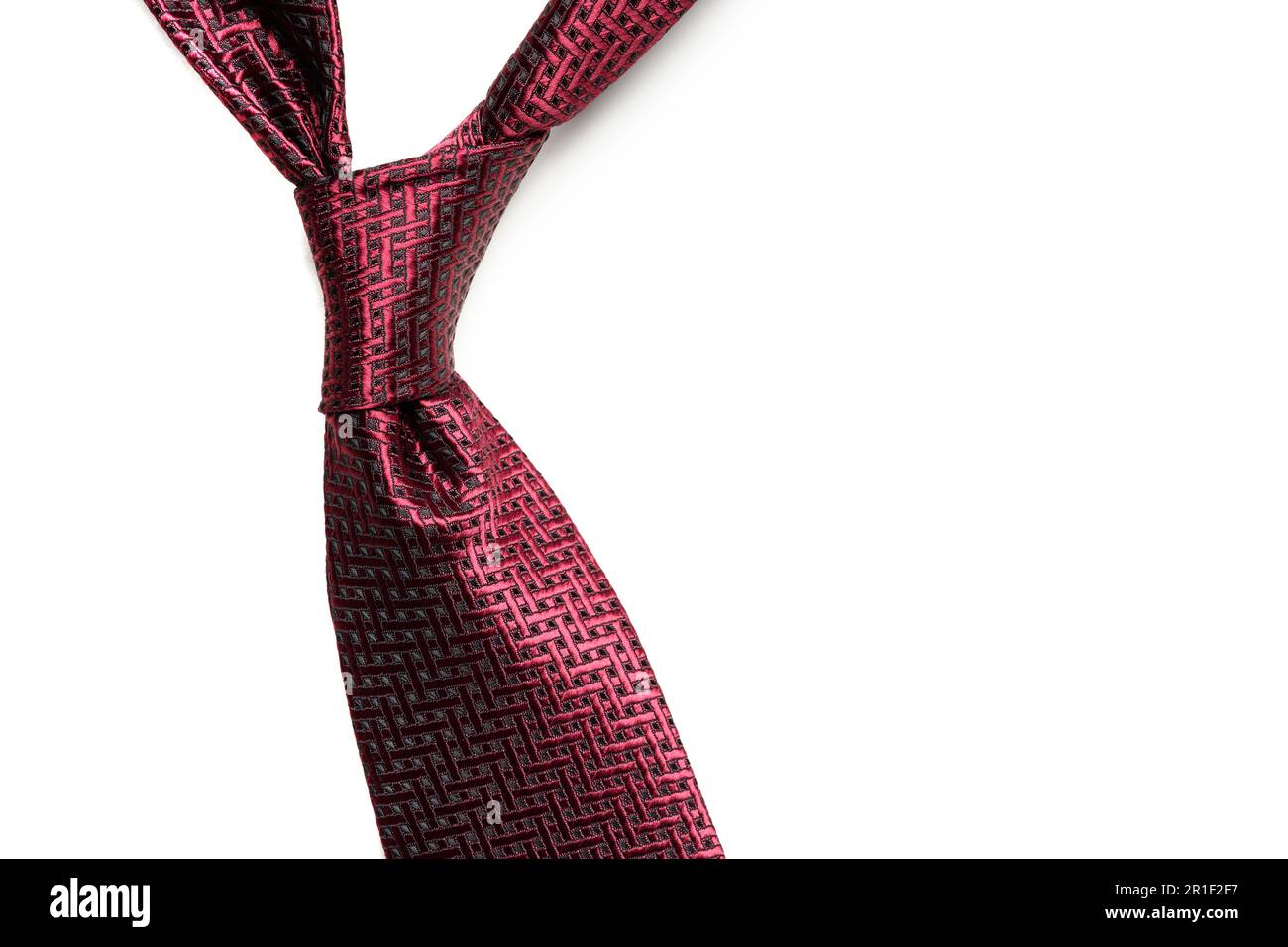 Men's necktie on white background Stock Photo - Alamy