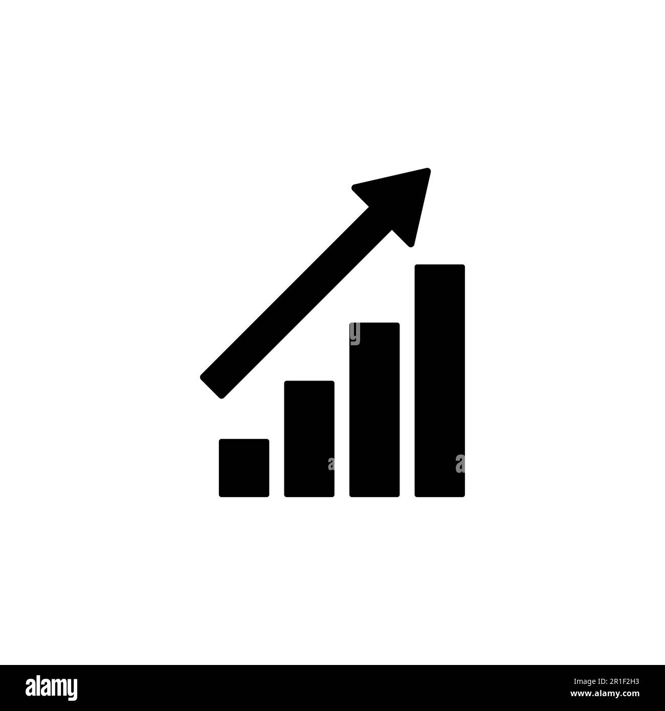 Growing graph Icon. Chart icon. diagram icon Stock Vector Image & Art ...