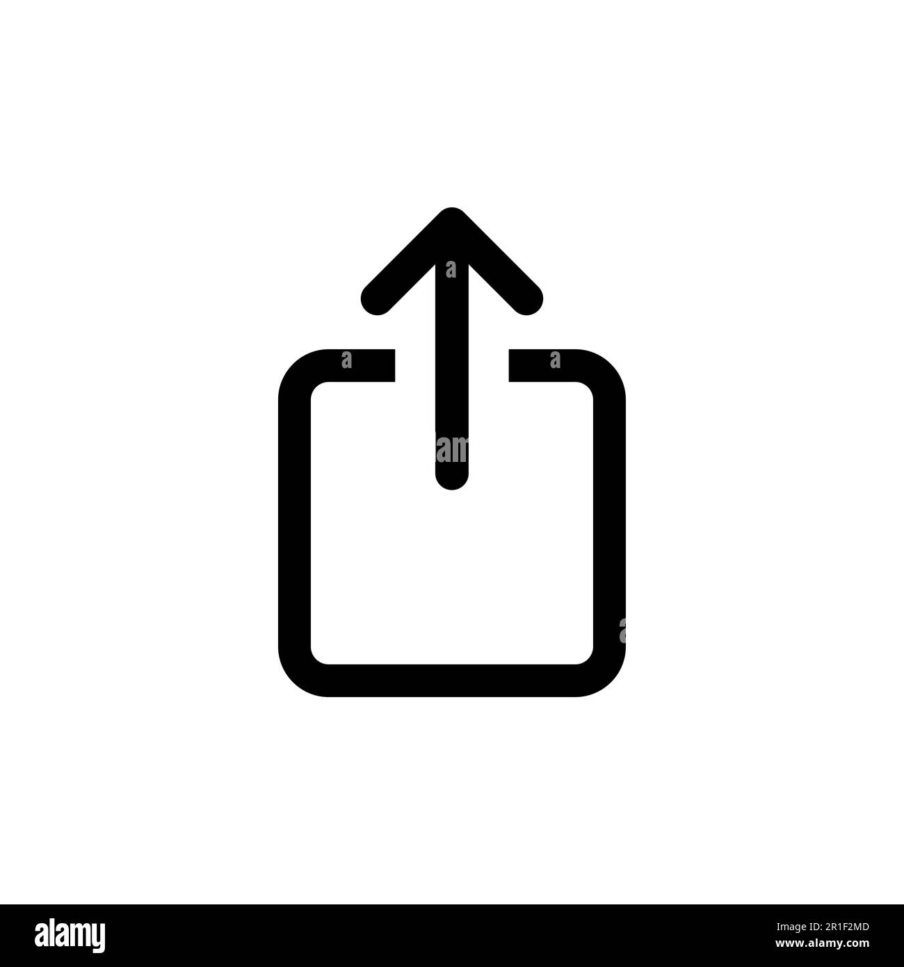 Upload icon vector. load data symbol Stock Vector Image & Art - Alamy