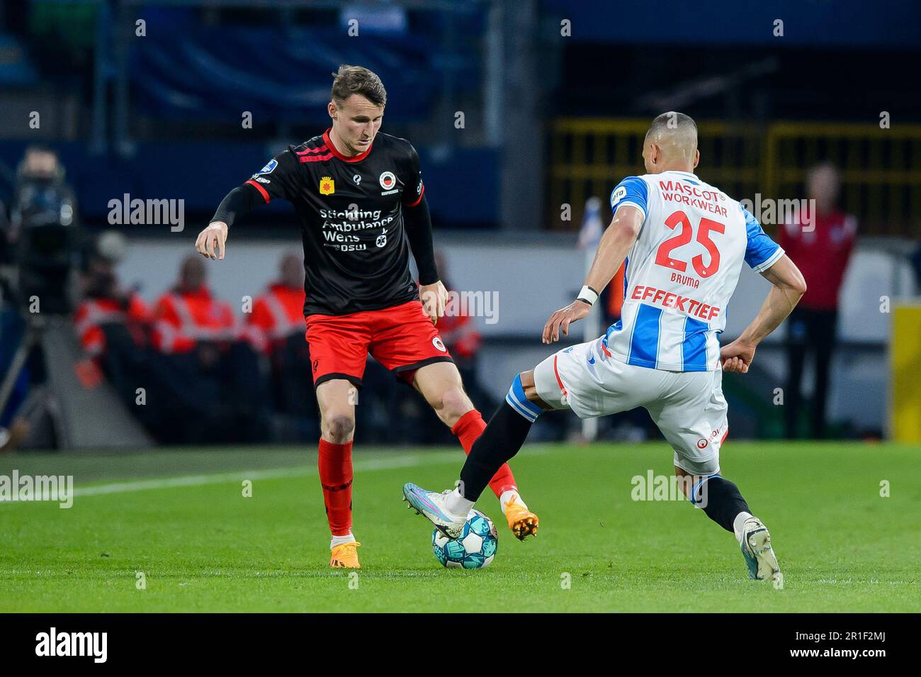HERENVEEN - (lr) Peer Koopmeiners of Excelsior Rotterdam, Jeffrey Bruma ...