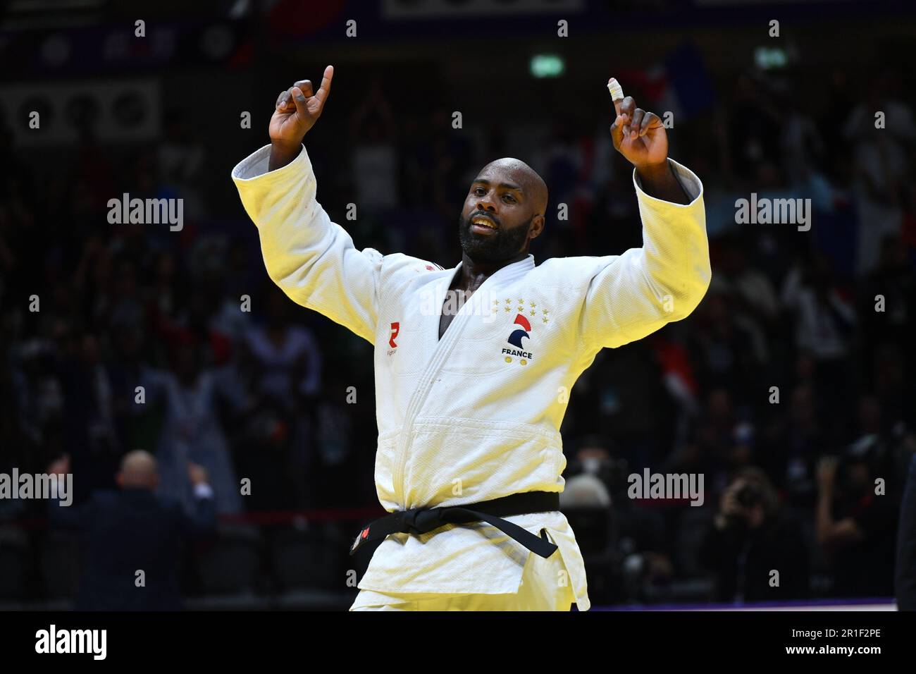 Teddy Riner (FRA) won a game for the World Judo Championships Doha 2023 - Photo David ...