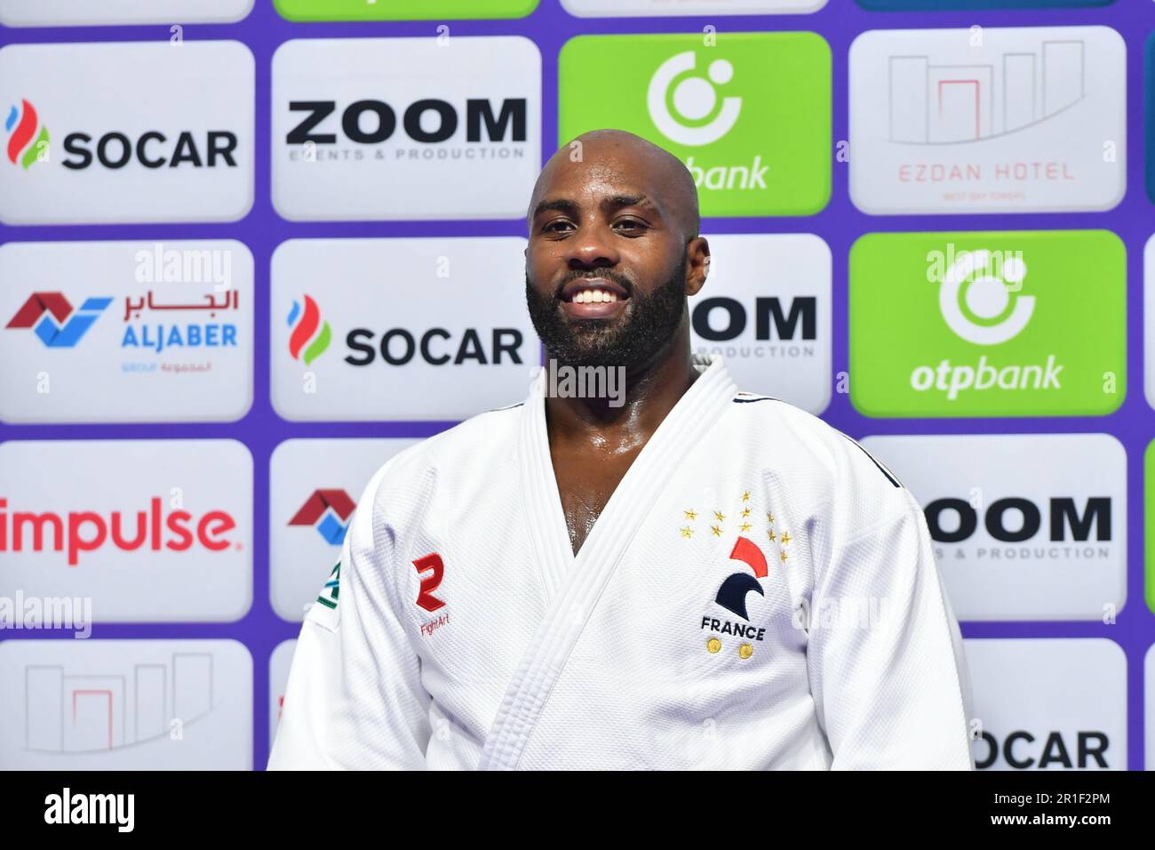 Teddy Riner (FRA) won a game for the World Judo Championships Doha 2023 - Photo David ...