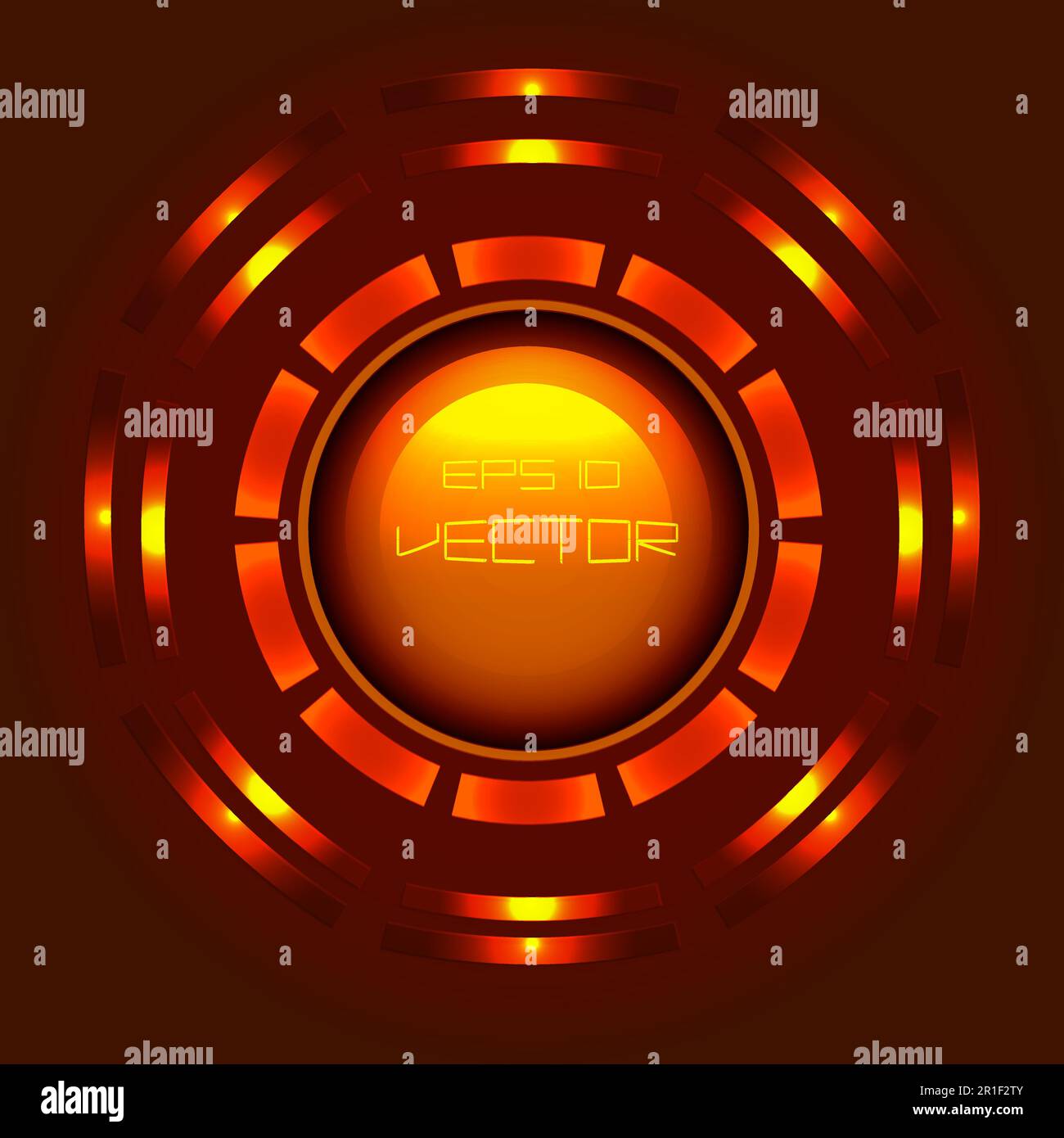 futuristic red button ,vector Stock Vector Image & Art - Alamy