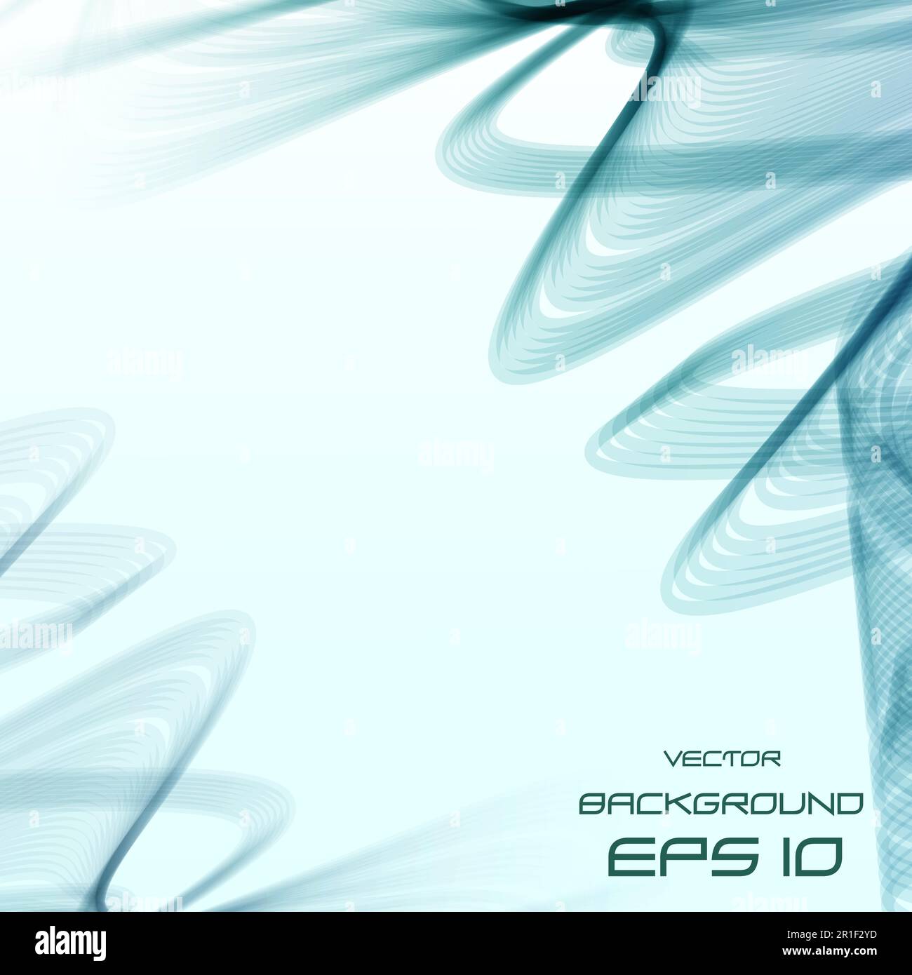 Abstract background loops and blue lines, vector Stock Vector Image ...