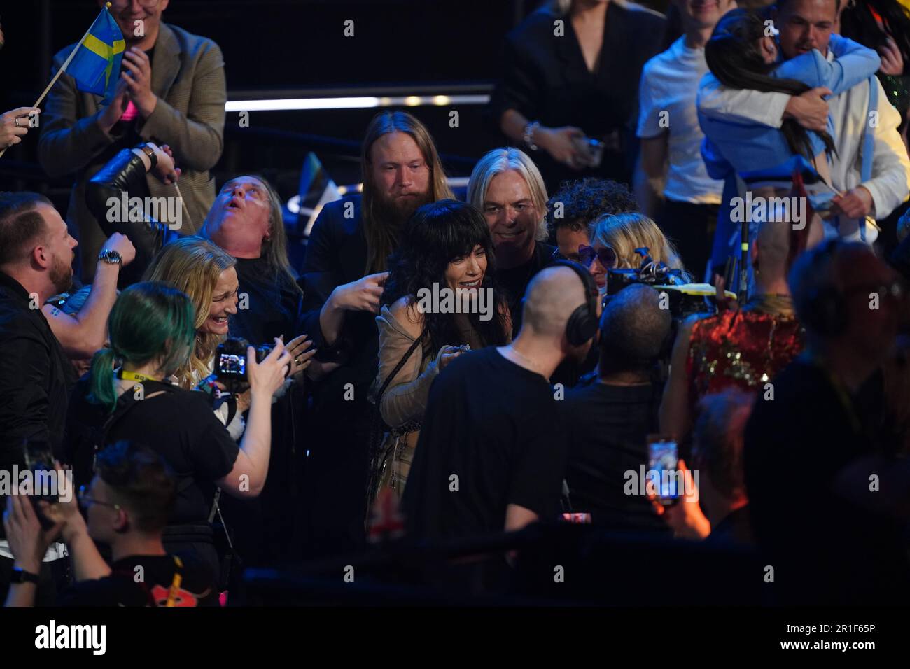 Sweden entrant Loreen celebrates winning the Eurovision Song Contest at ...