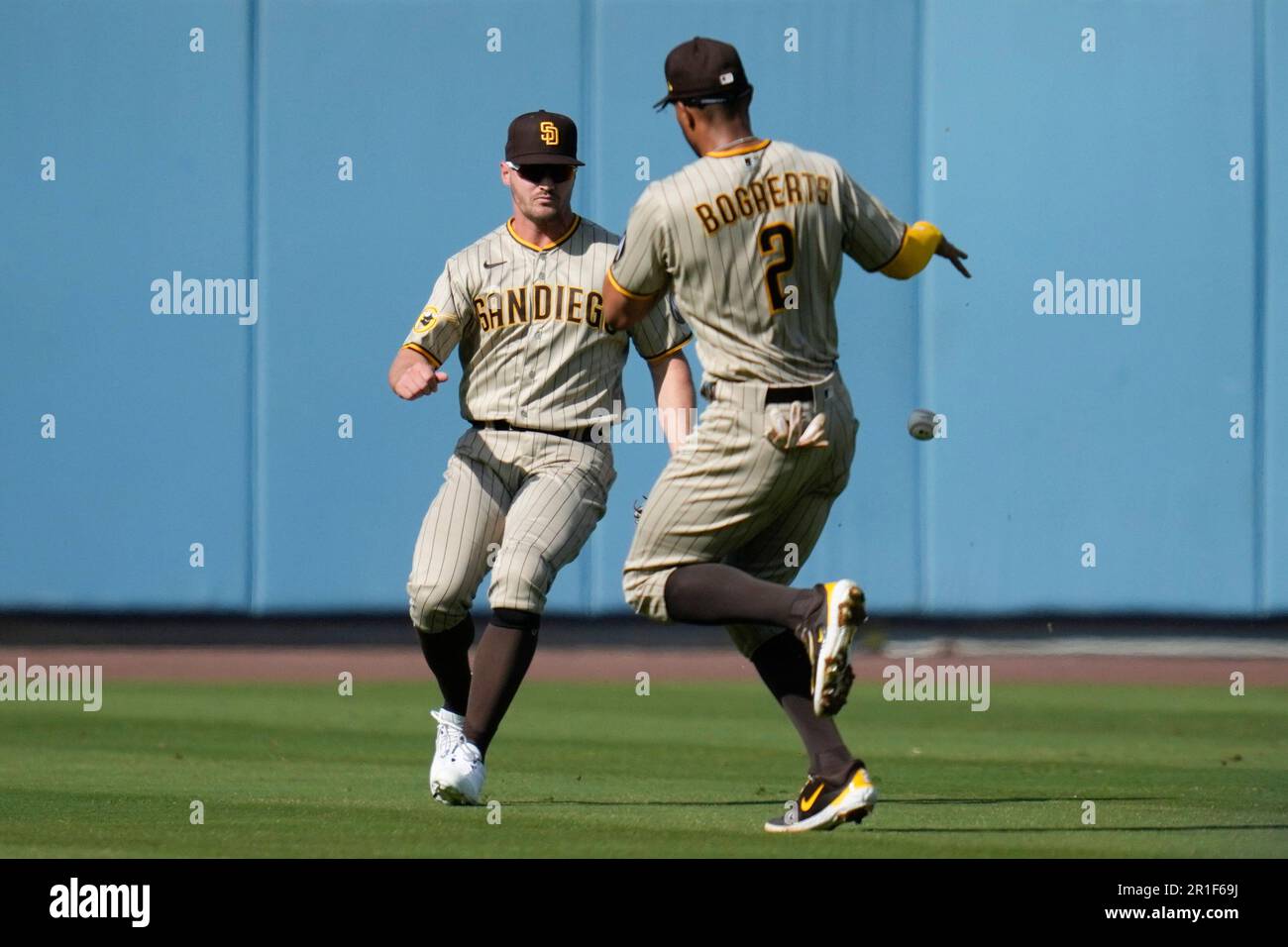 San Diego Padres shortstop Xander Bogaerts (2) and center fielder Adam ...