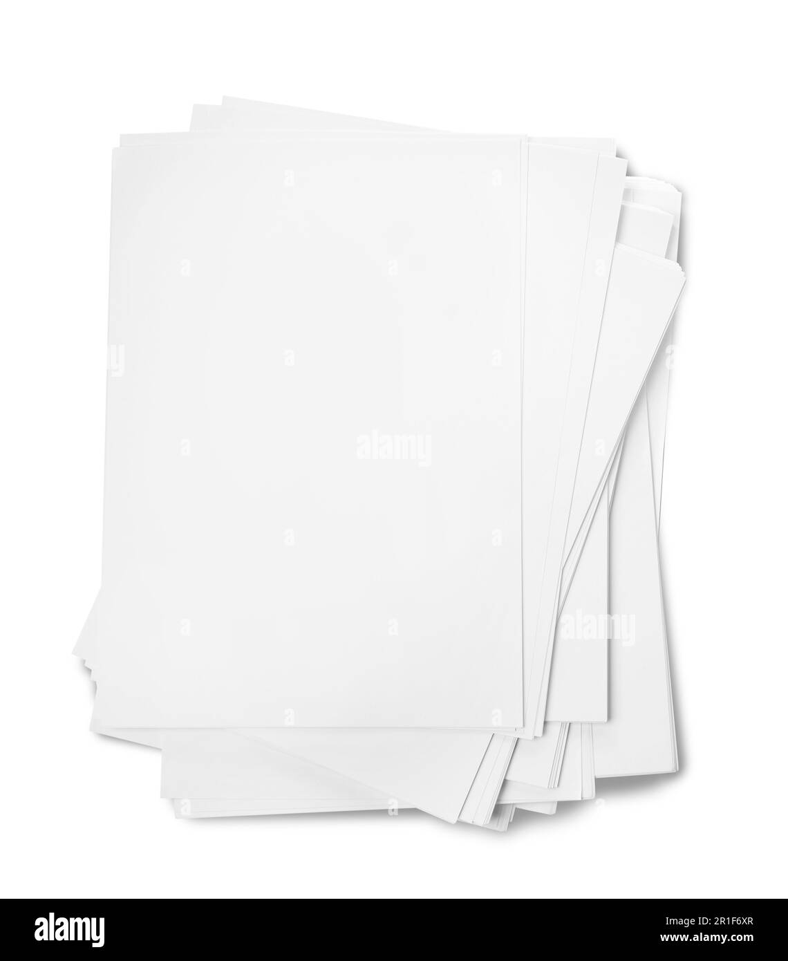 Top view in stacks of paper Black and White Stock Photos & Images - Alamy