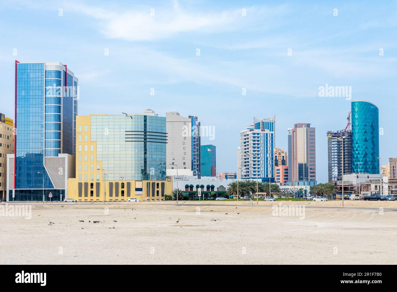 Modern buildings in downtown of Manama, Bahrain Stock Photo - Alamy