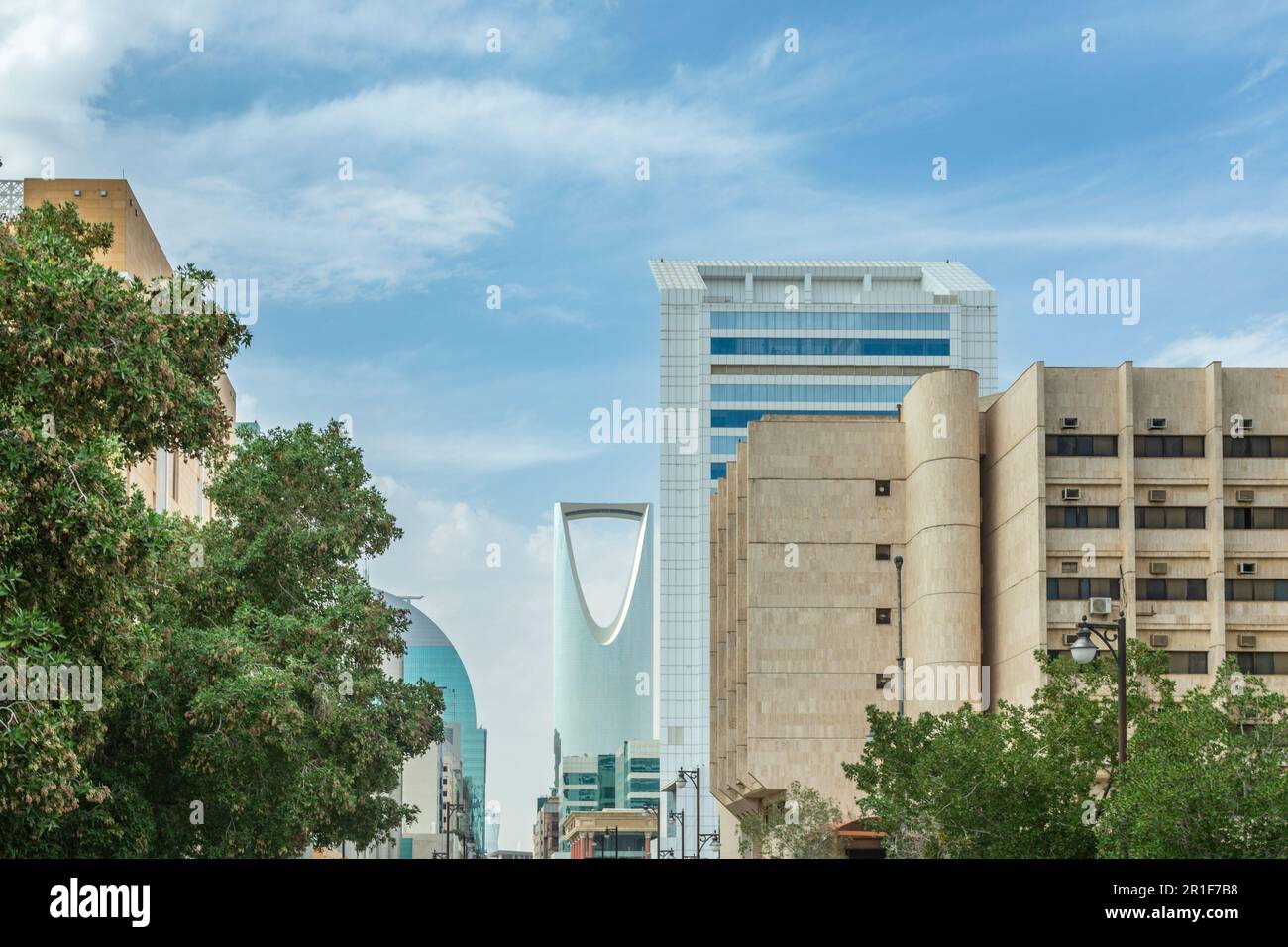 Modern buildings in the city center of Riyadh, Saudi Arabia Stock Photo ...