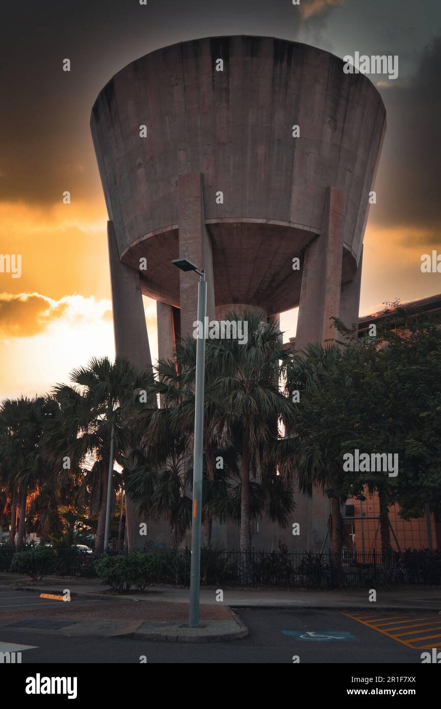 reinforced concrete eater tower in northern territory Australia Stock ...