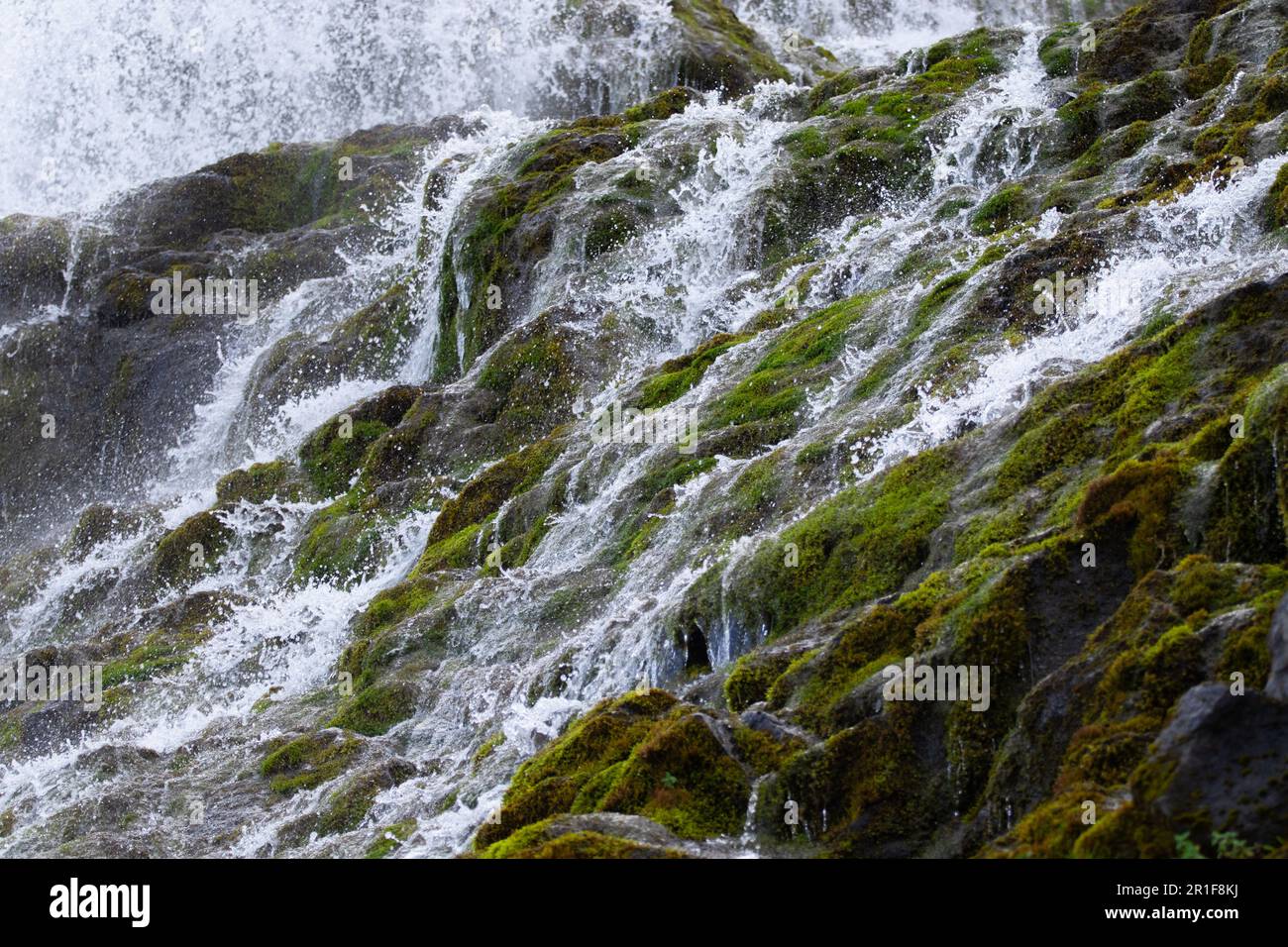 Waterfall Water Texture, Beautiful Pure Nature in Iceland, Powerful ...