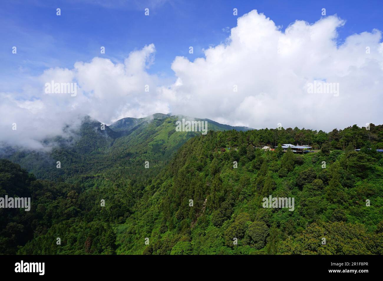 Cemoro Kandang Hills, Tawangmangu, Magetan, East Java, Indonesia Stock ...