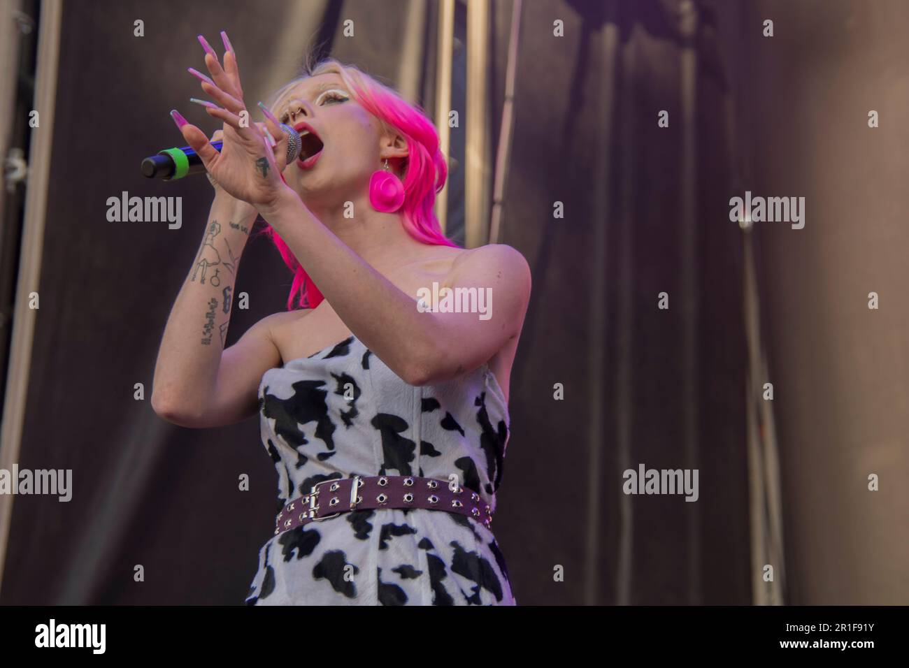 Madrid, Spain. 13th May, 2023. Show of the British singer and rapper ...