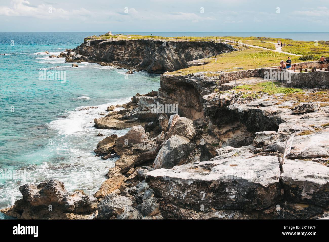 Punta Sur, the southern point of Isla Mujeres, Yucatan, Mexico Stock ...