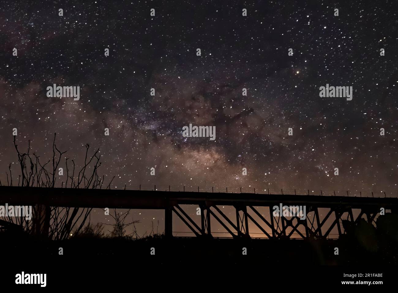 Night with her train of stars hi-res stock photography and images - Alamy