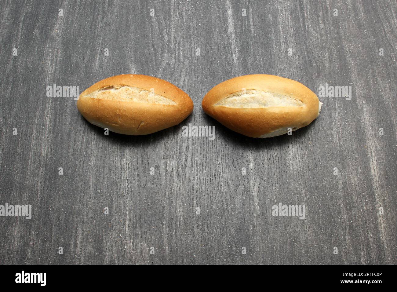 Delicious, fluffy, hot, crispy Mexican bread, bolillo white bread, loaf ...