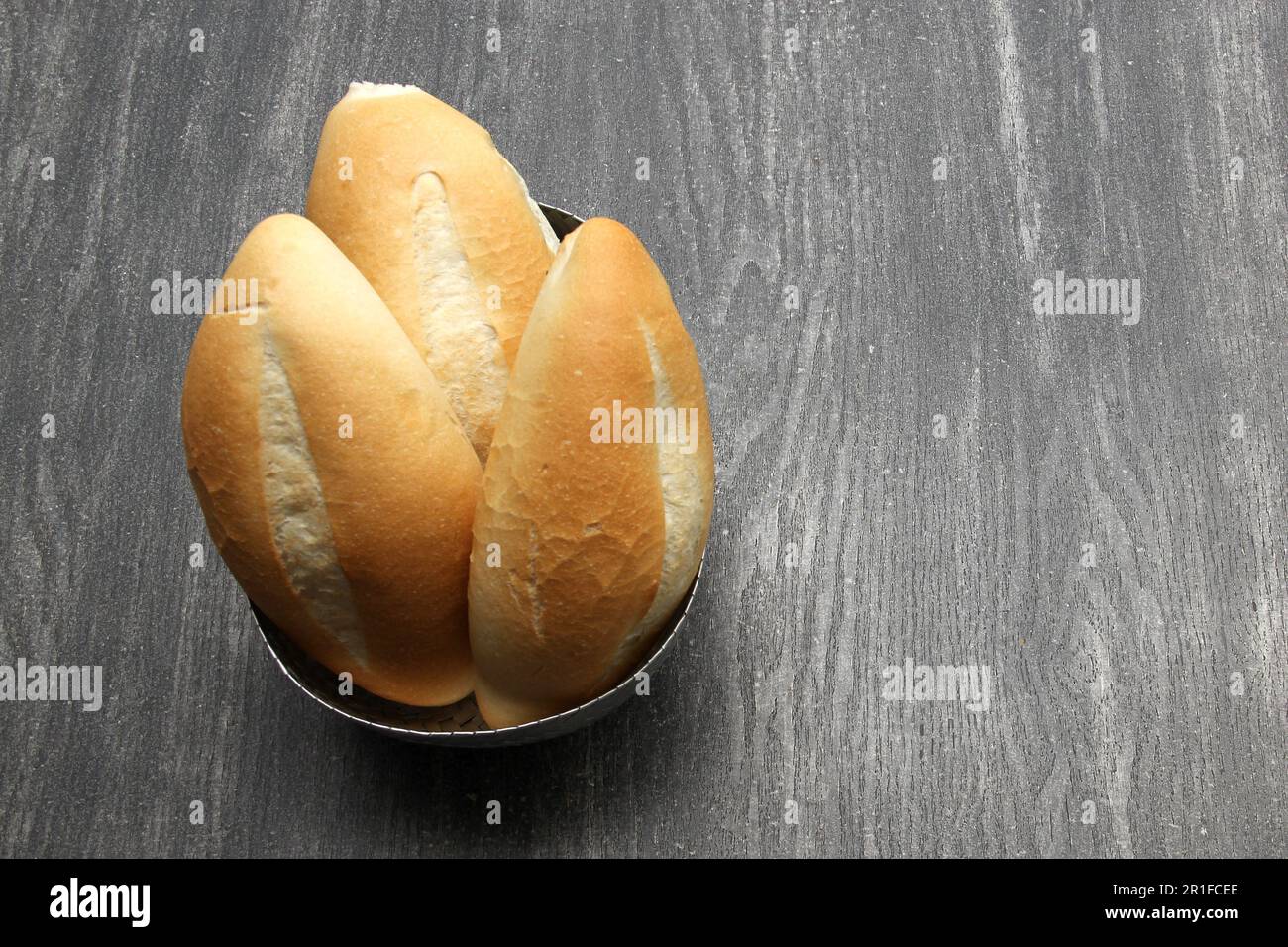 Fresh, delicious, fluffy, hot, freshly made Mexican bolillo bread ...