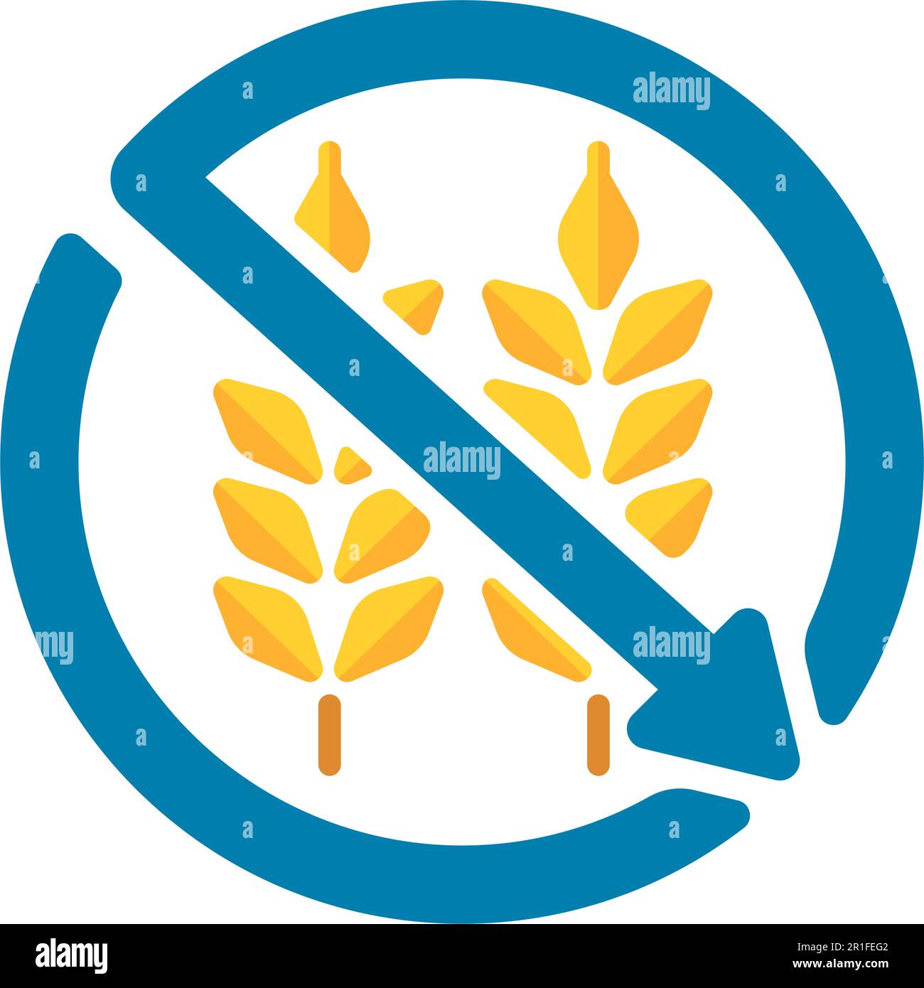 Gluten free ( Low carb ) vector icon illustration Stock Vector Image ...