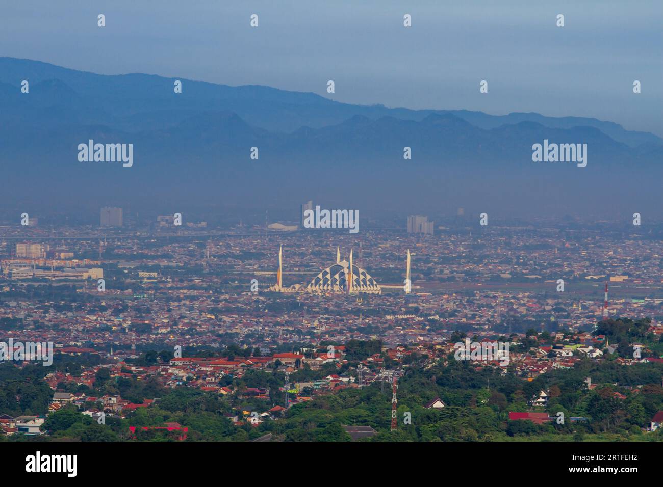 Tanjungsari, West Java, Indonesia. 14th May, 2023. Landscape view of Al ...