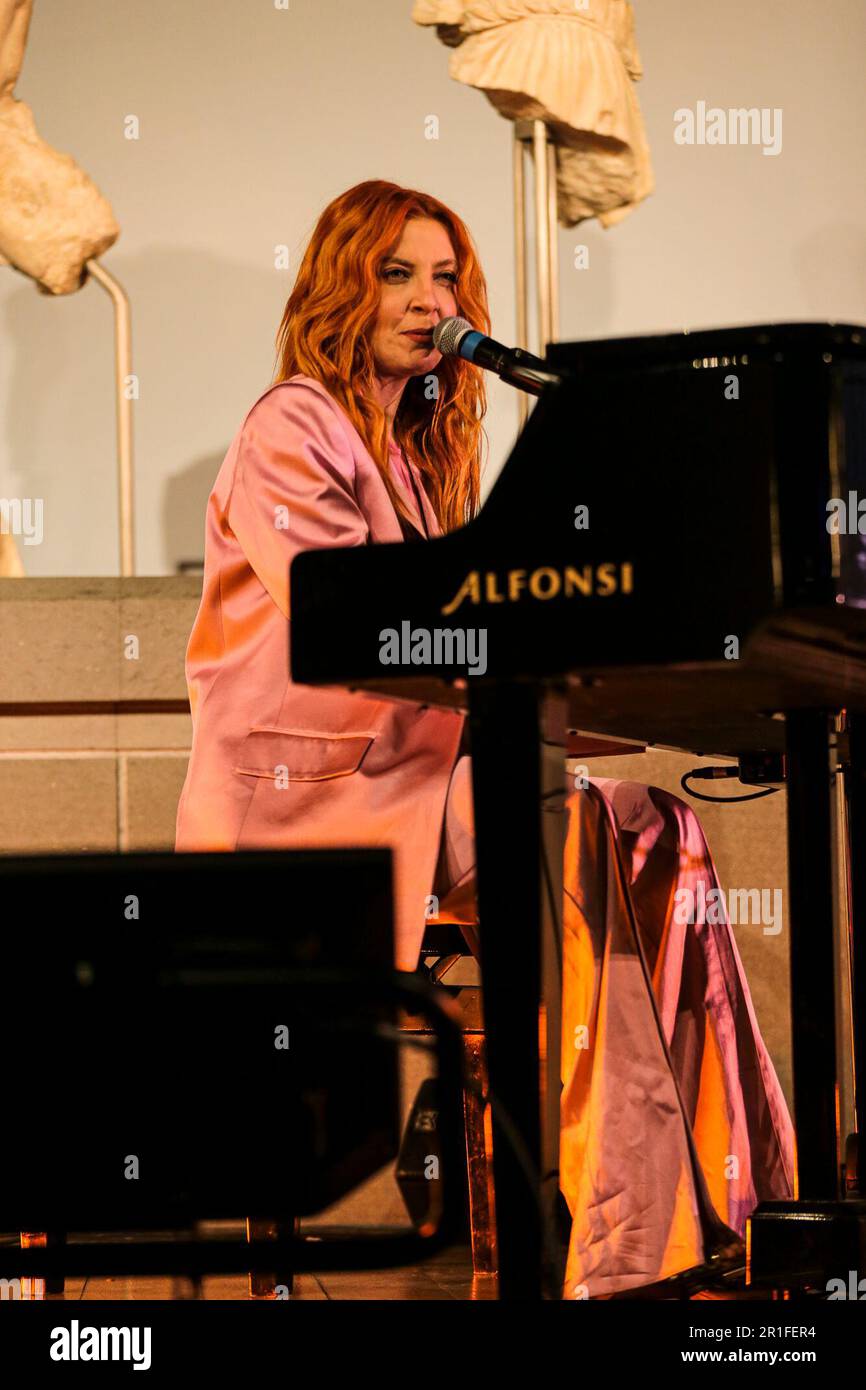 Rome, Italy. 13th May, 2023. Noemi at the Centrale di Montemartini ...