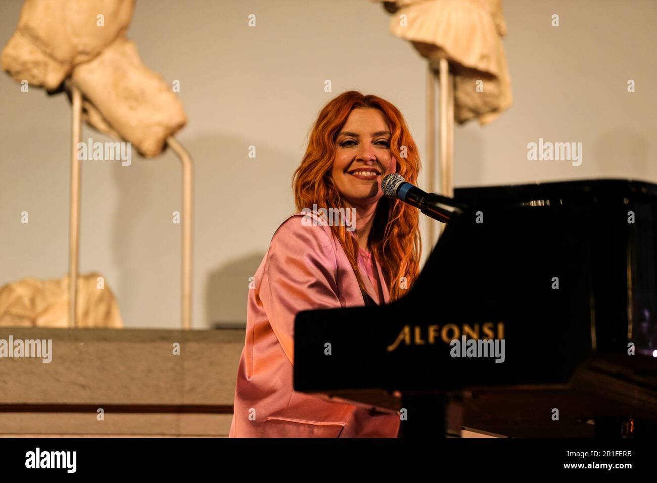 Rome, Italy. 13th May, 2023. Noemi at the Centrale di Montemartini ...