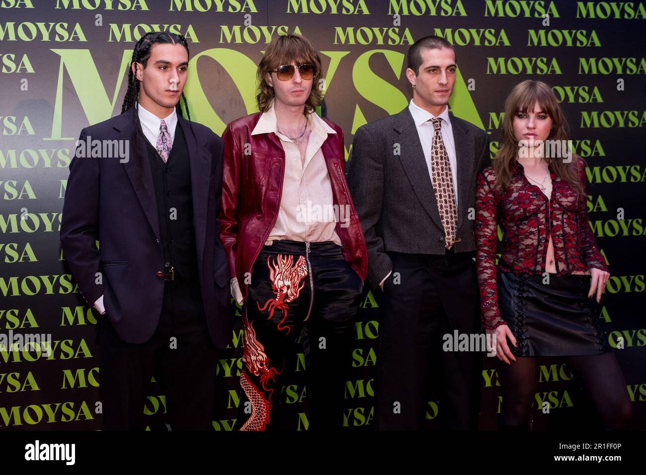 Milano, Italy. 11th May, 2023. The Italian musical group Maneskin at ...