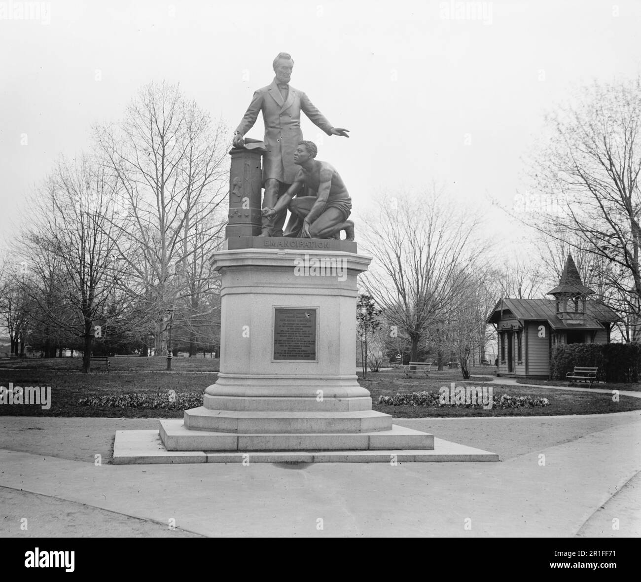 Archival Photo: Lincoln Statue, sculptor Thomas Ball, Lincoln Park ...