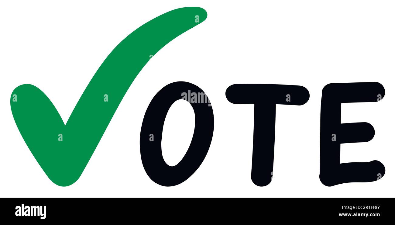 Voting Symbols vector hands design. Elections icons template.green ...