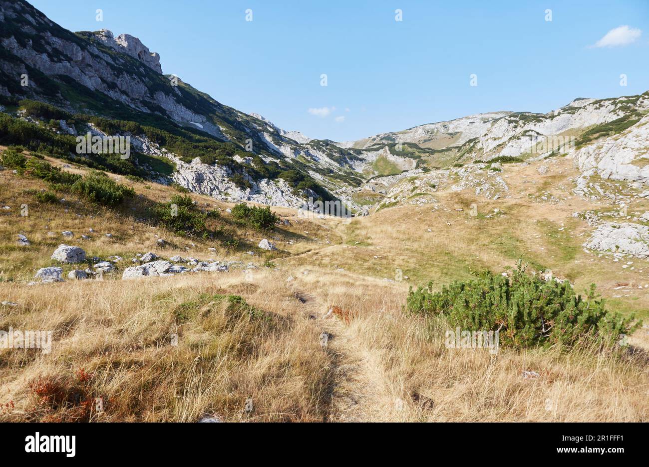 Hiking to Bobotov Kuk, the highest peak in Montenegro, situated in ...
