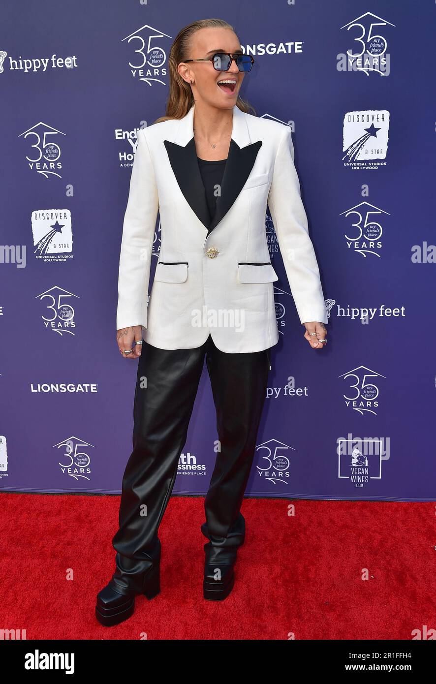 G Flip arrives at the 2023 My Friend's Place Gala, Saturday, May 13 ...