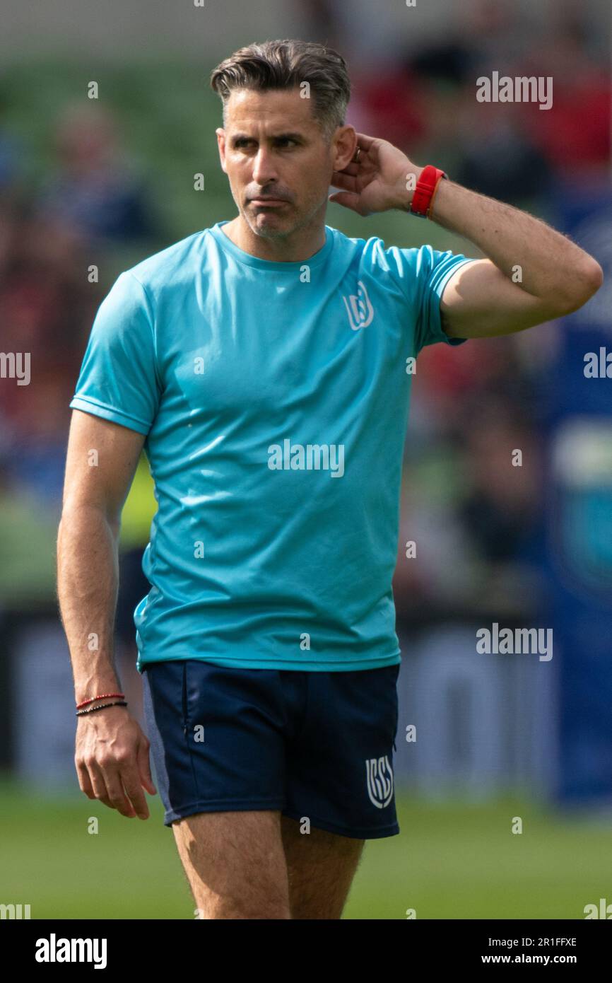 Dublin, Ireland. 13th May, 2023. Referee Frank Murphy during the United ...