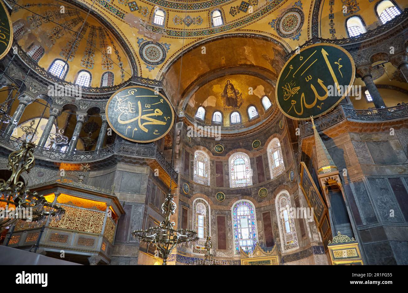 Istanbul's Hagia Sofia, completed in 537 AD by Emperor Justinian I and ...