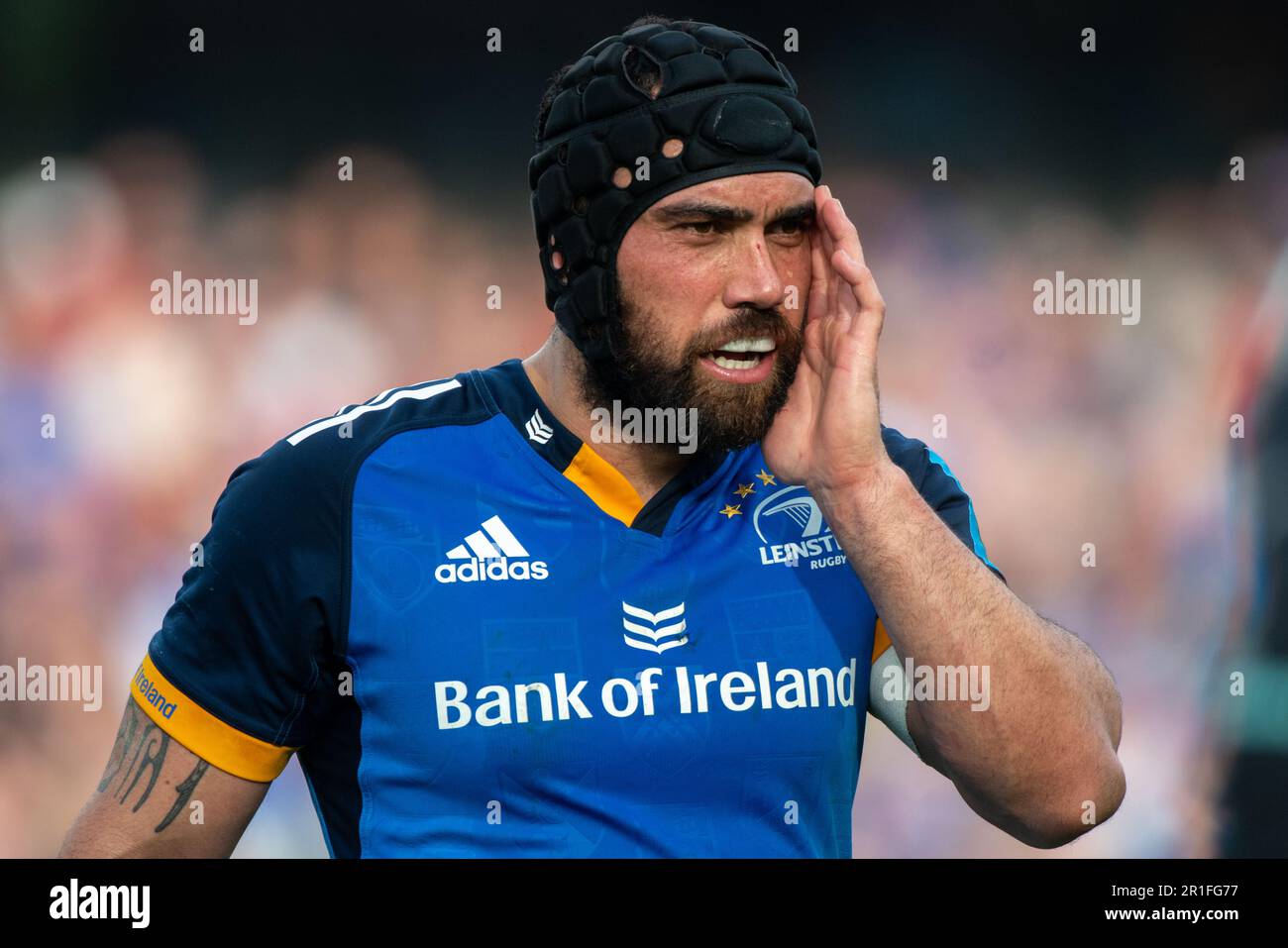 Dublin, Ireland. 14th May, 2023. Charlie Ngatai of Leinster during the ...