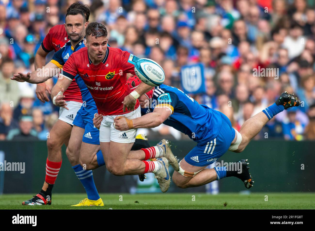 Dublin, Ireland. 14th May, 2023. Shane Daly of Munster during the ...