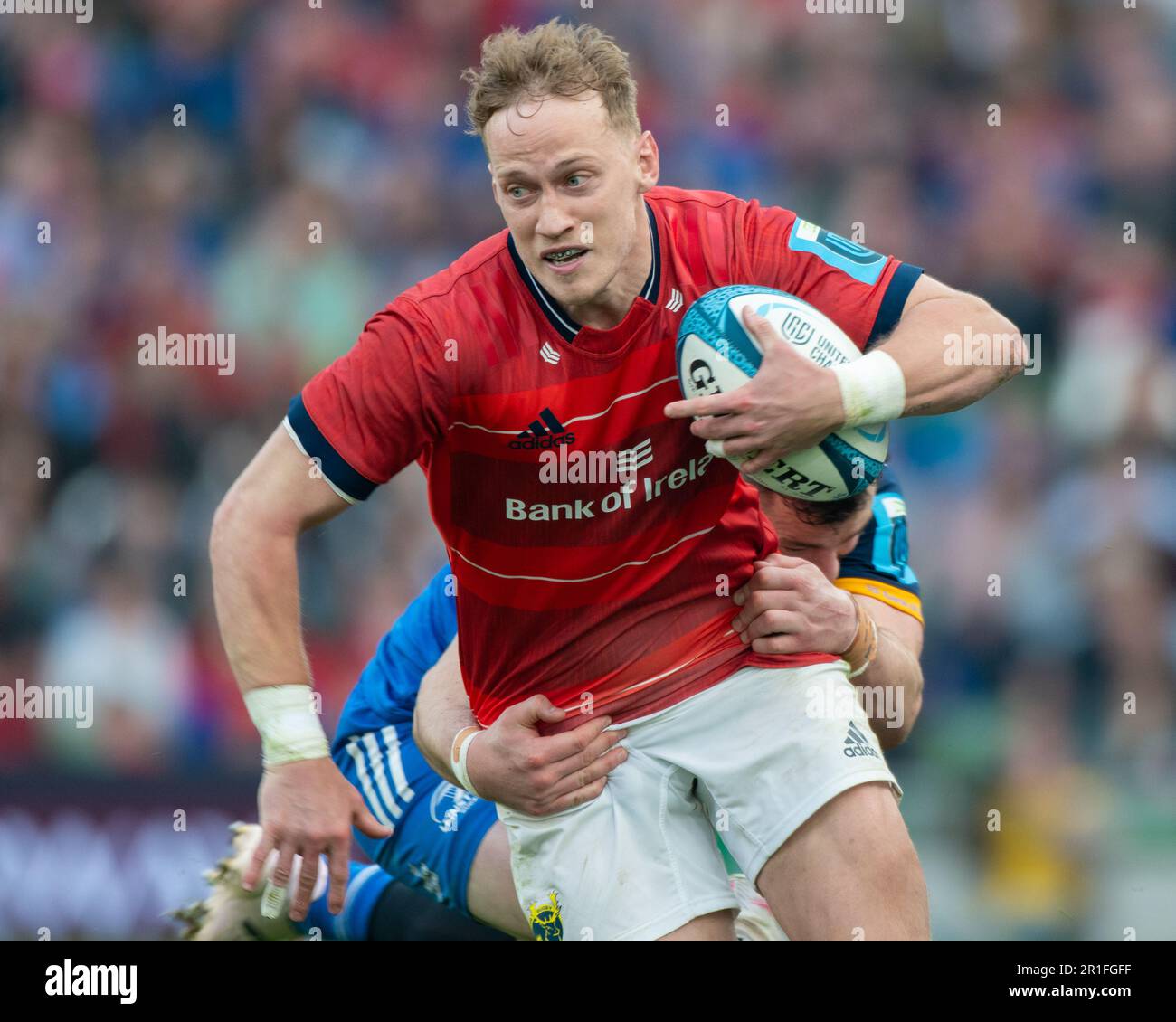 Dublin, Ireland. 14th May, 2023. Mike Haley of Munster during the ...