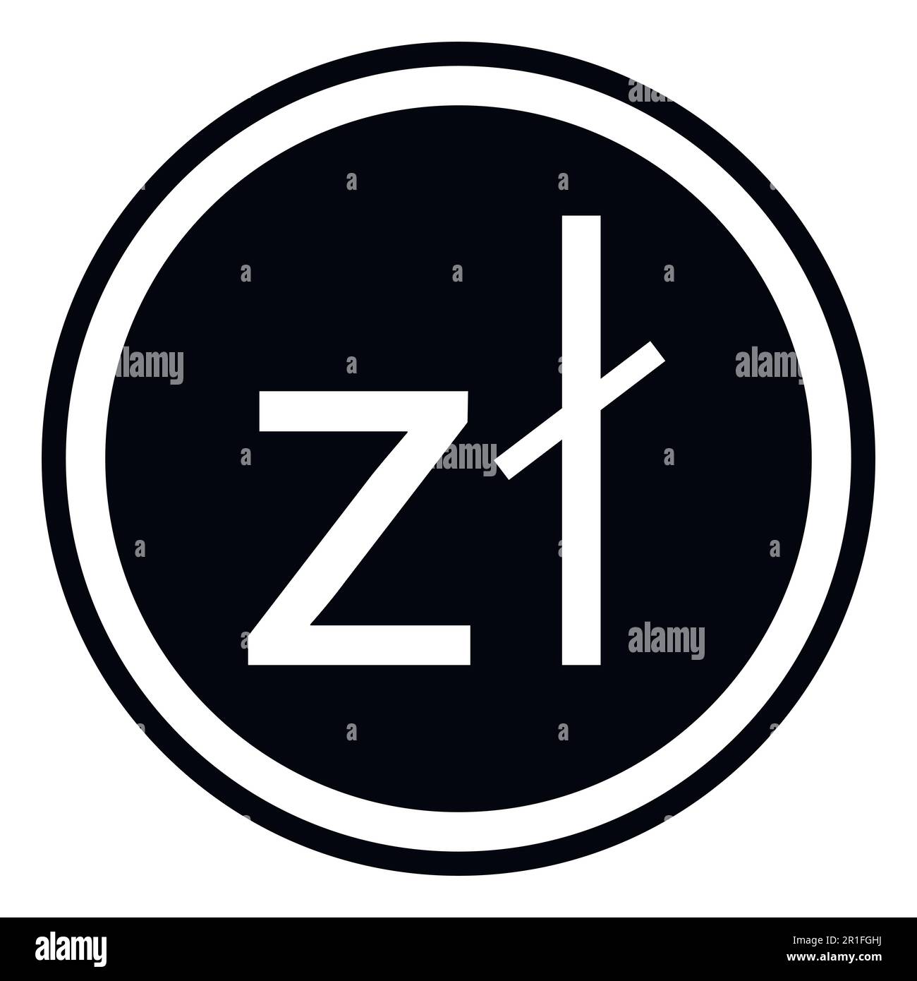 Sign currency Poland zloty, Polish zloty, vector Stock Vector Image ...