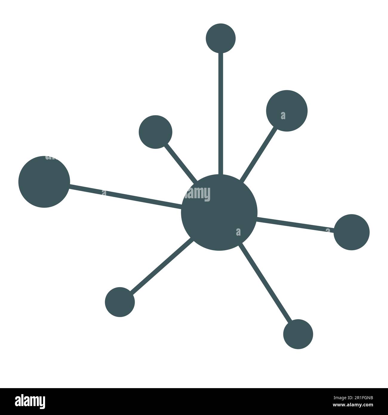 People network icon organizational Cut Out Stock Images & Pictures - Alamy